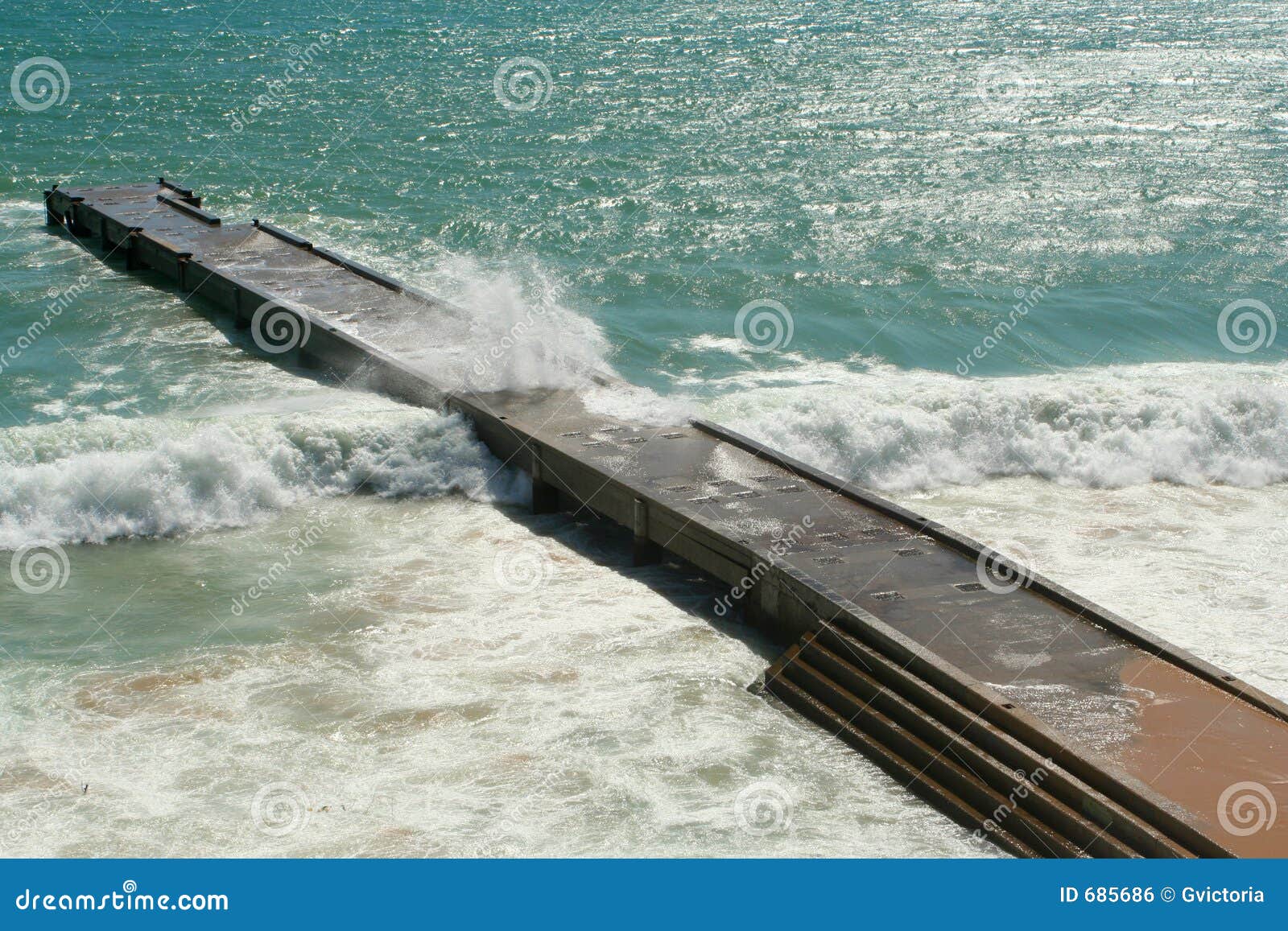 Ocean strength stock photo. Image of shore, splash, splashing - 685686