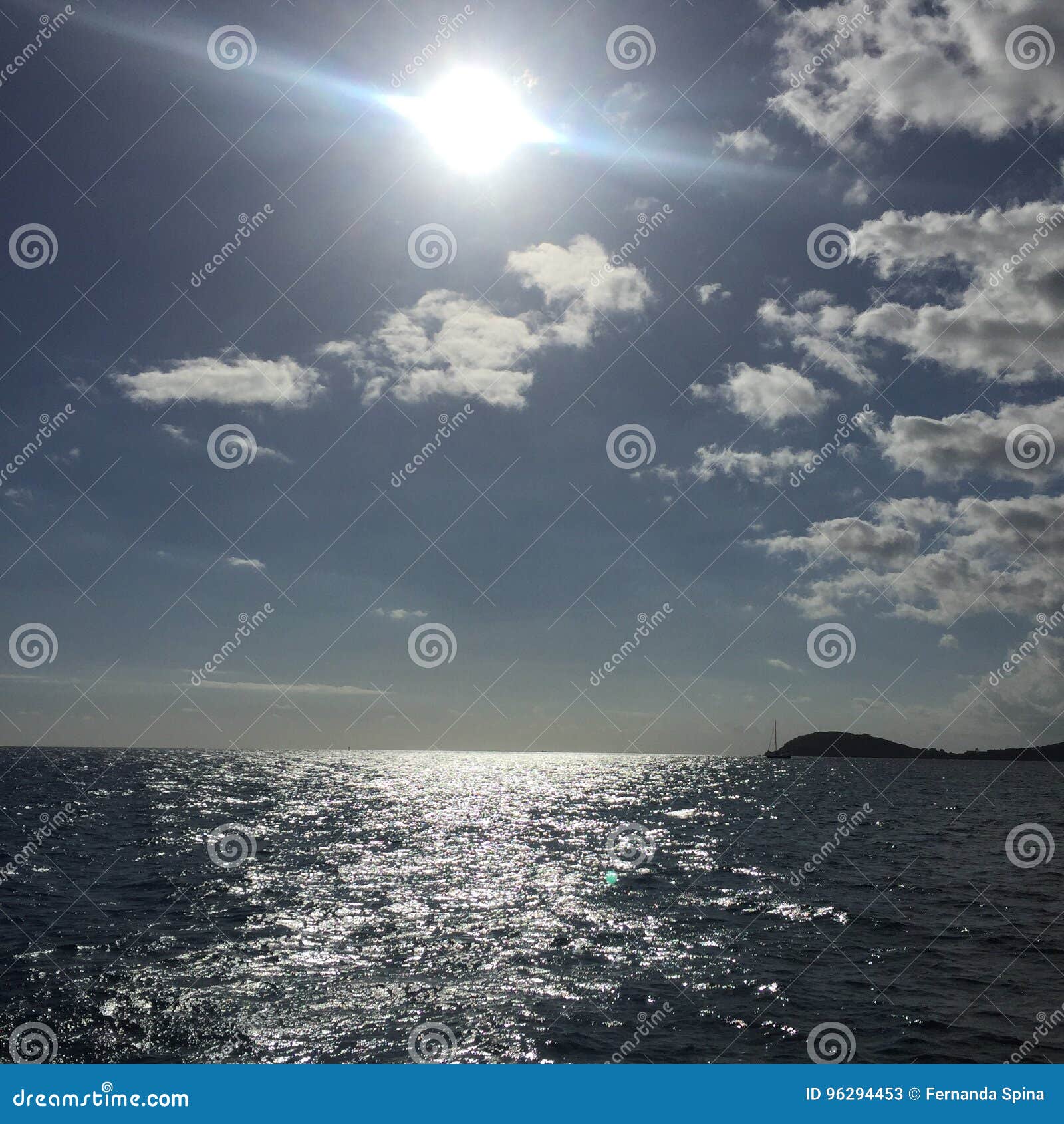 Ocean stock image. Image of shine, bright, water, ocean - 96294453