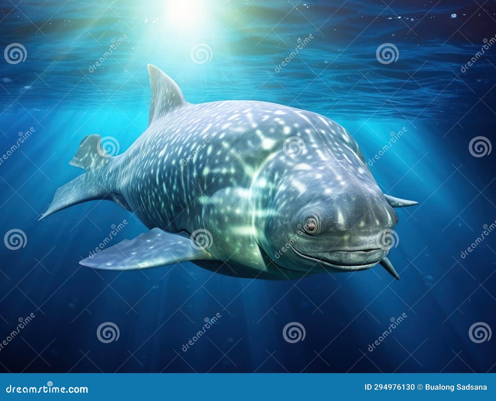 Ocean Sunfish (Mola Mola) Made with Generative AI Illustration Stock ...