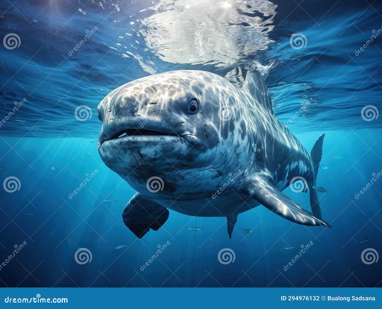 Ocean Sunfish (Mola Mola) Made with Generative AI Illustration Stock ...