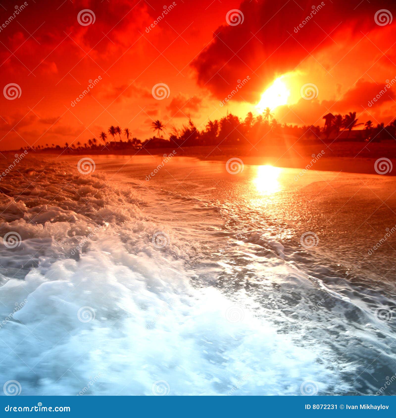 Ocean sunrice stock image. Image of landscape, landscapes - 8072231