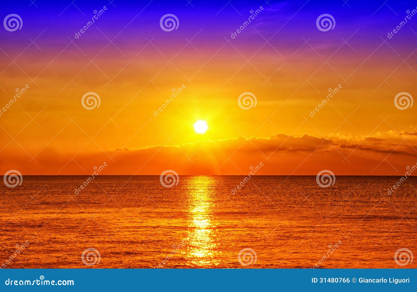 Ocean and sunset stock photo. Image of morning, clear - 31480766