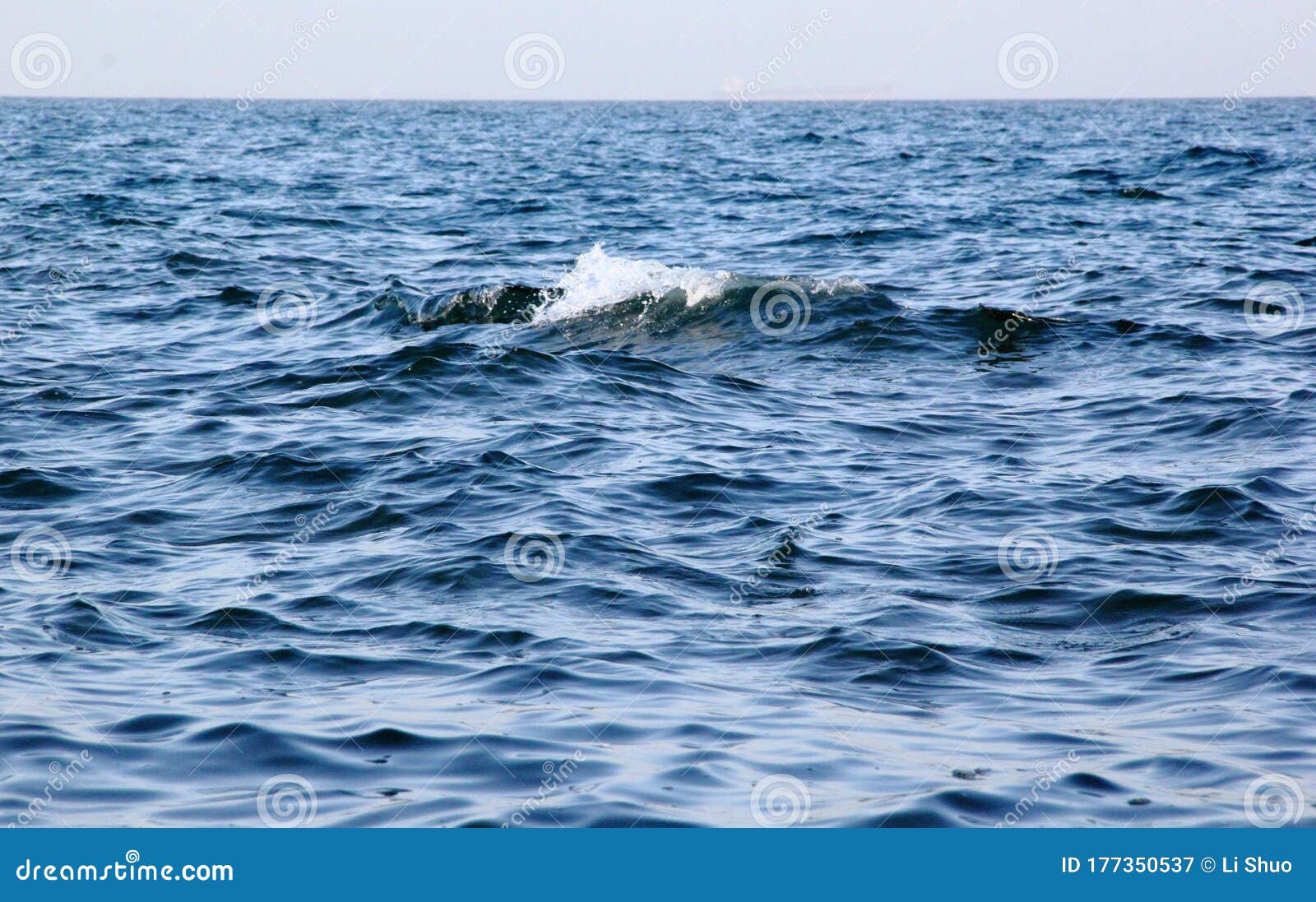 Ocean surface at nightfall stock image. Image of background - 177350537