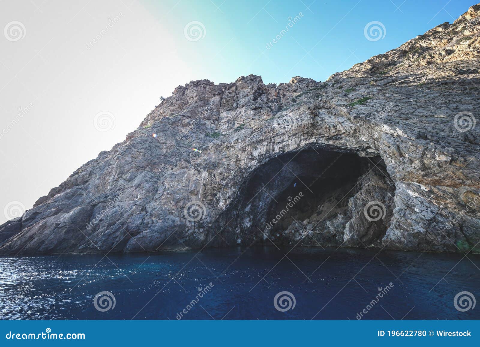 Ocean Surrounded by the Rocky Cliffs - Great for Wallpapers Stock Photo ...