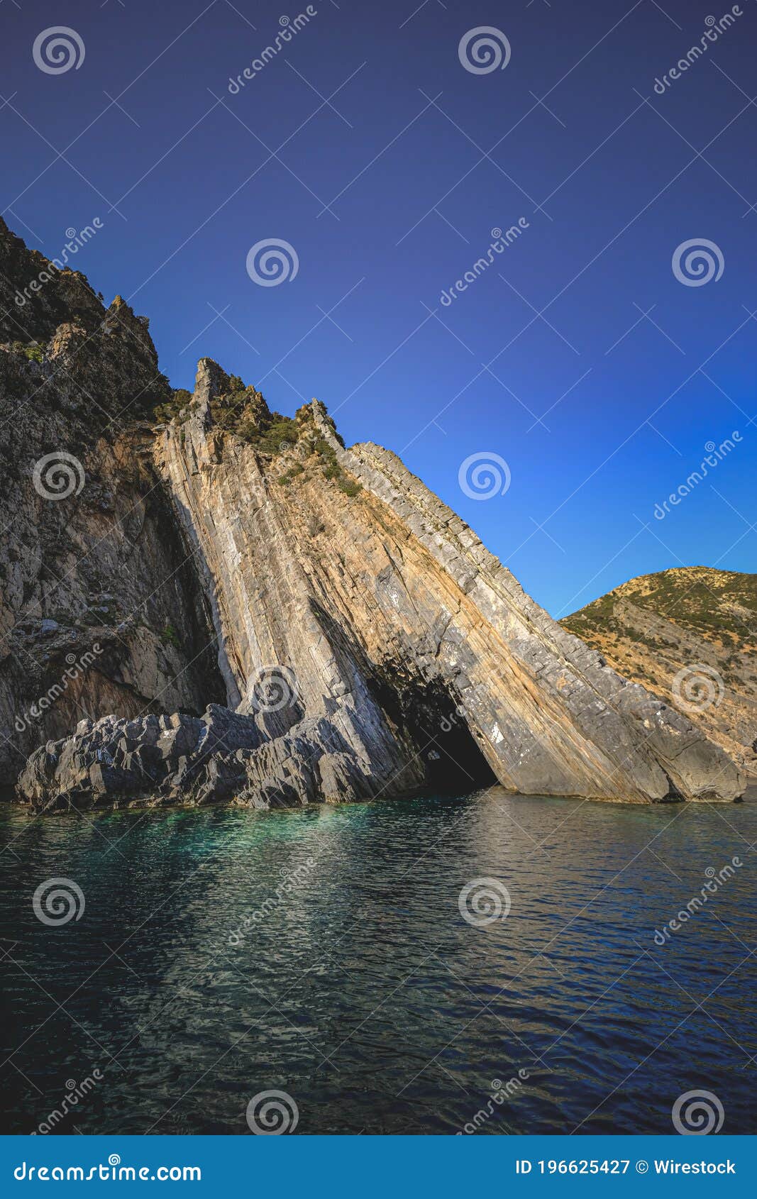 Ocean Surrounded by the Rocky Cliffs - Great for Wallpapers Stock Image ...