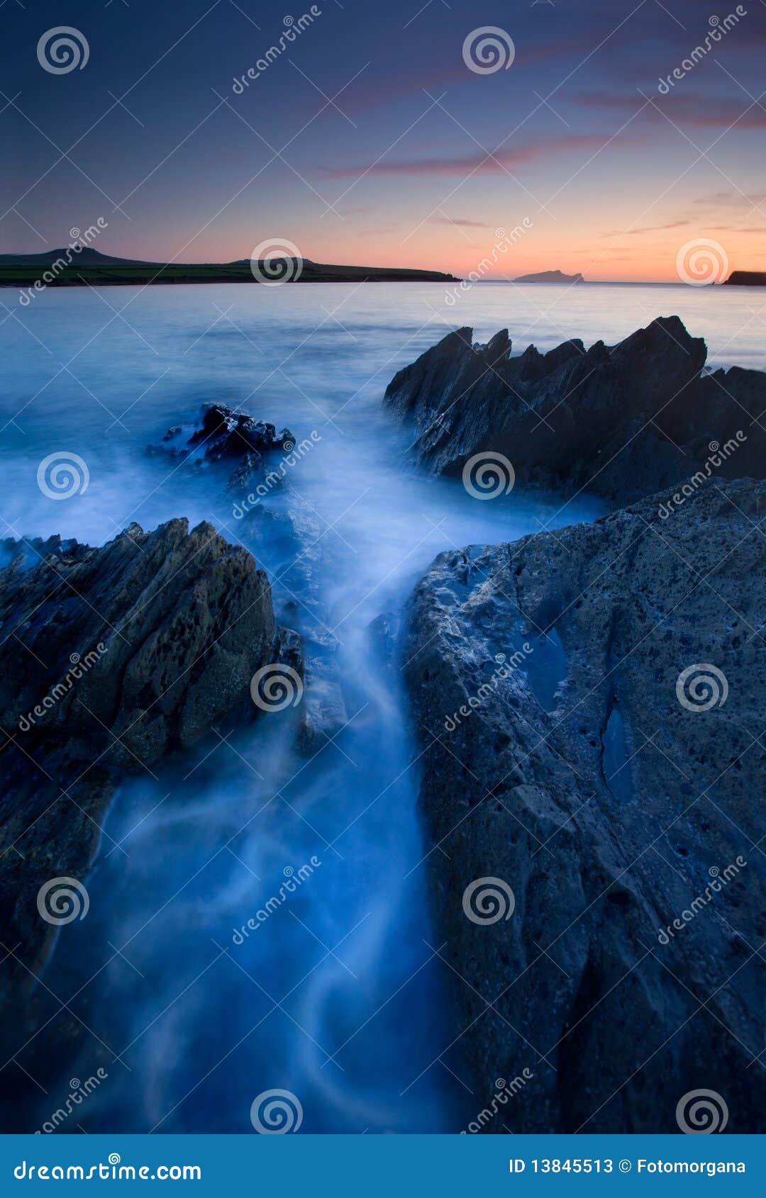Ocean at twilight stock image. Image of landscape, beautiful - 13845513