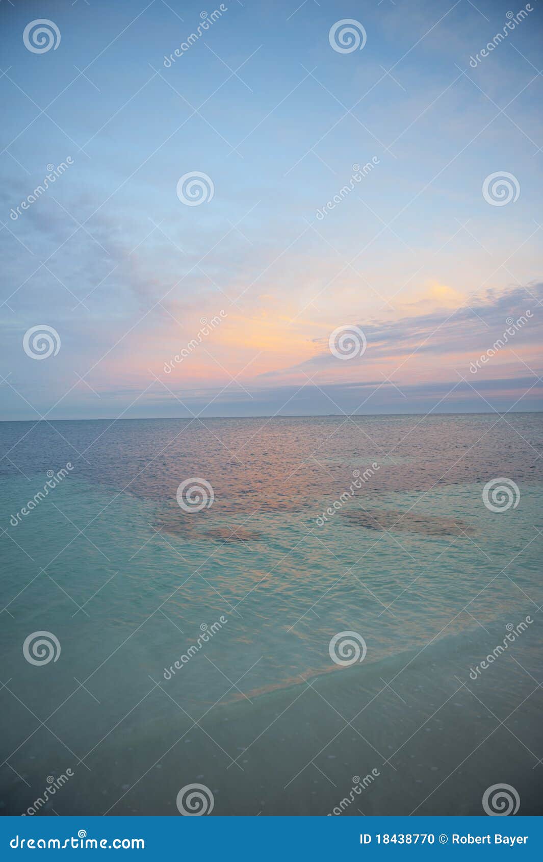 Ocean Twilight stock photo. Image of blue, mystic, light - 18438770