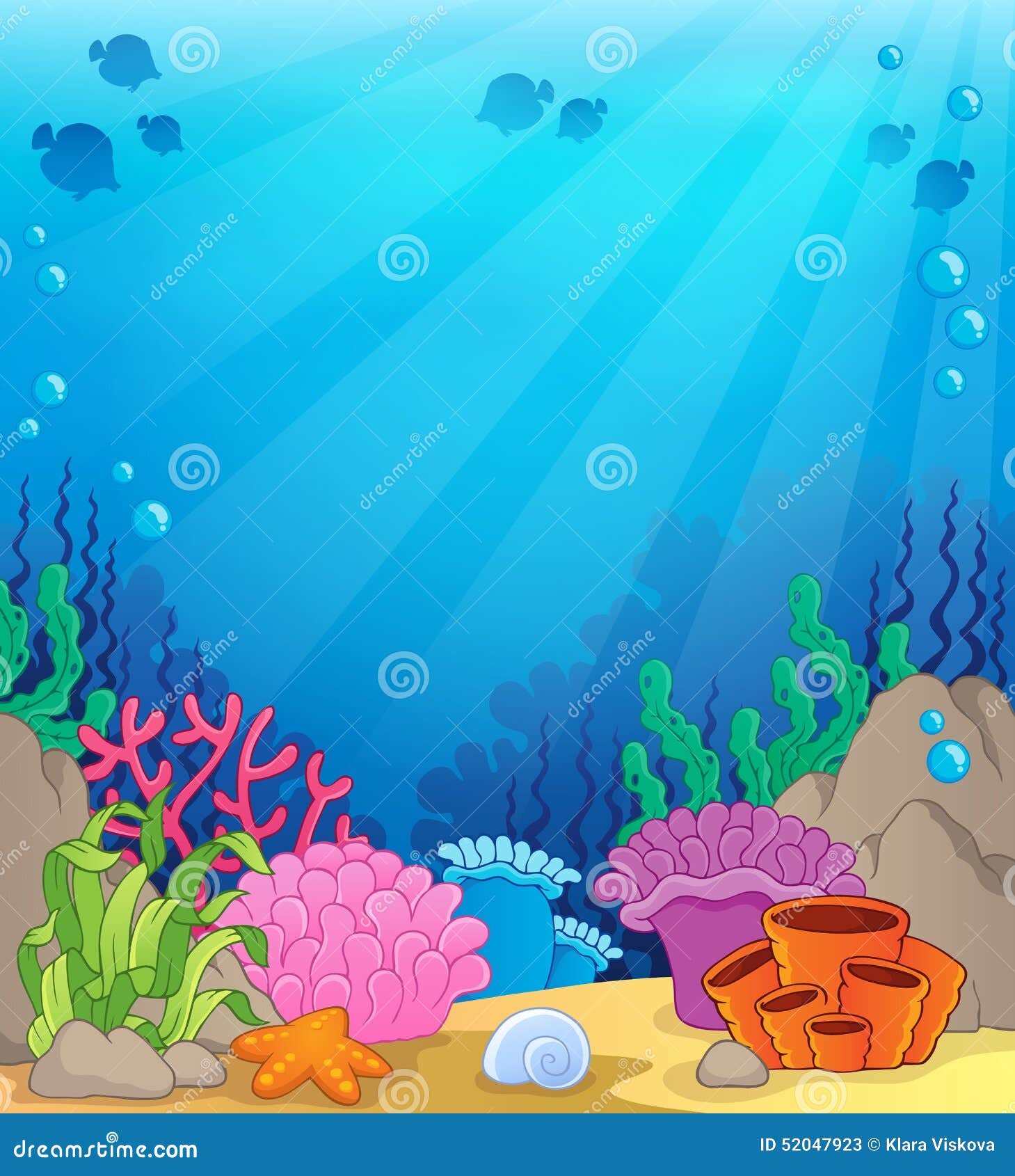 Ocean Underwater Theme Background 4 Stock Vector - Illustration of ... Ocean Underwater Theme Background 4 Stock Vector - Illustration of ...
