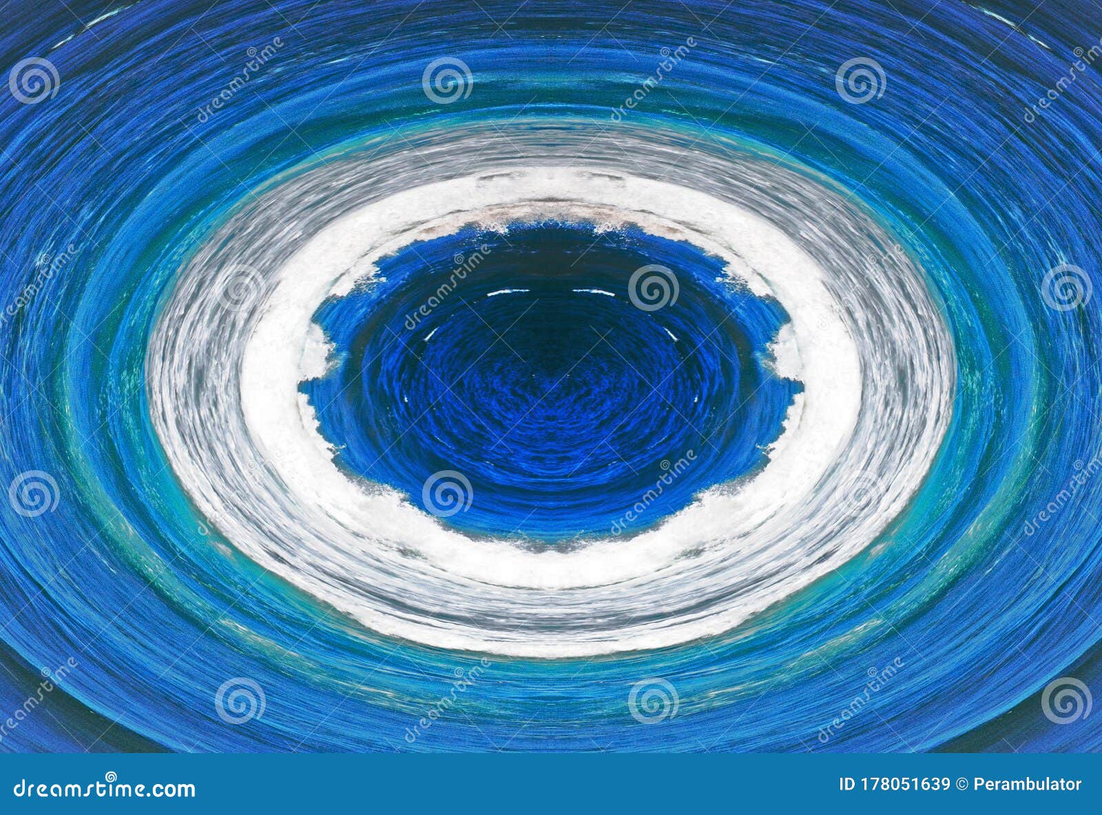 OCEAN UNIVERSE CIRCULAR - MANIPULATION of SEA and SURF Stock Image ...