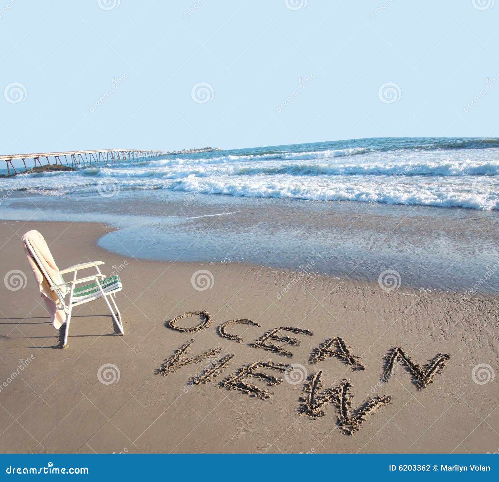 Ocean View stock photo. Image of concept, letters, location - 6203362