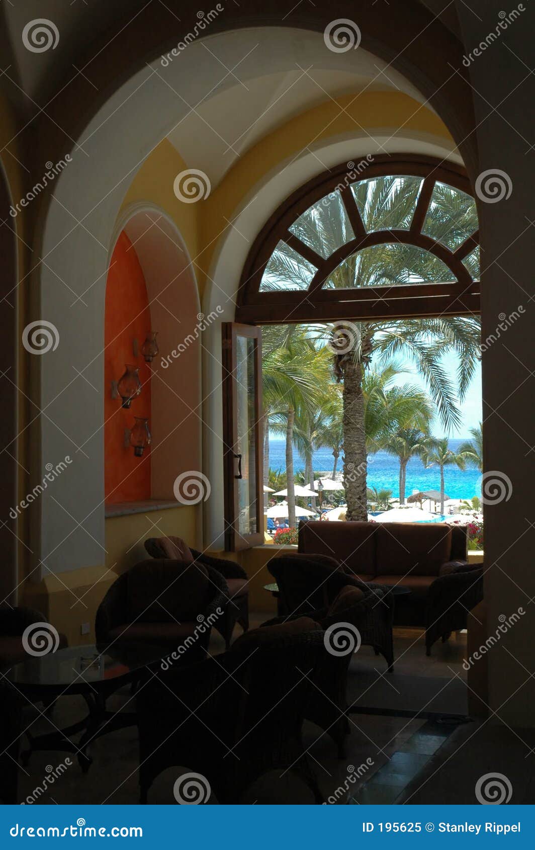 Arched Window Frames Made Of Concrete, Window Open-air Frame Curve With ...