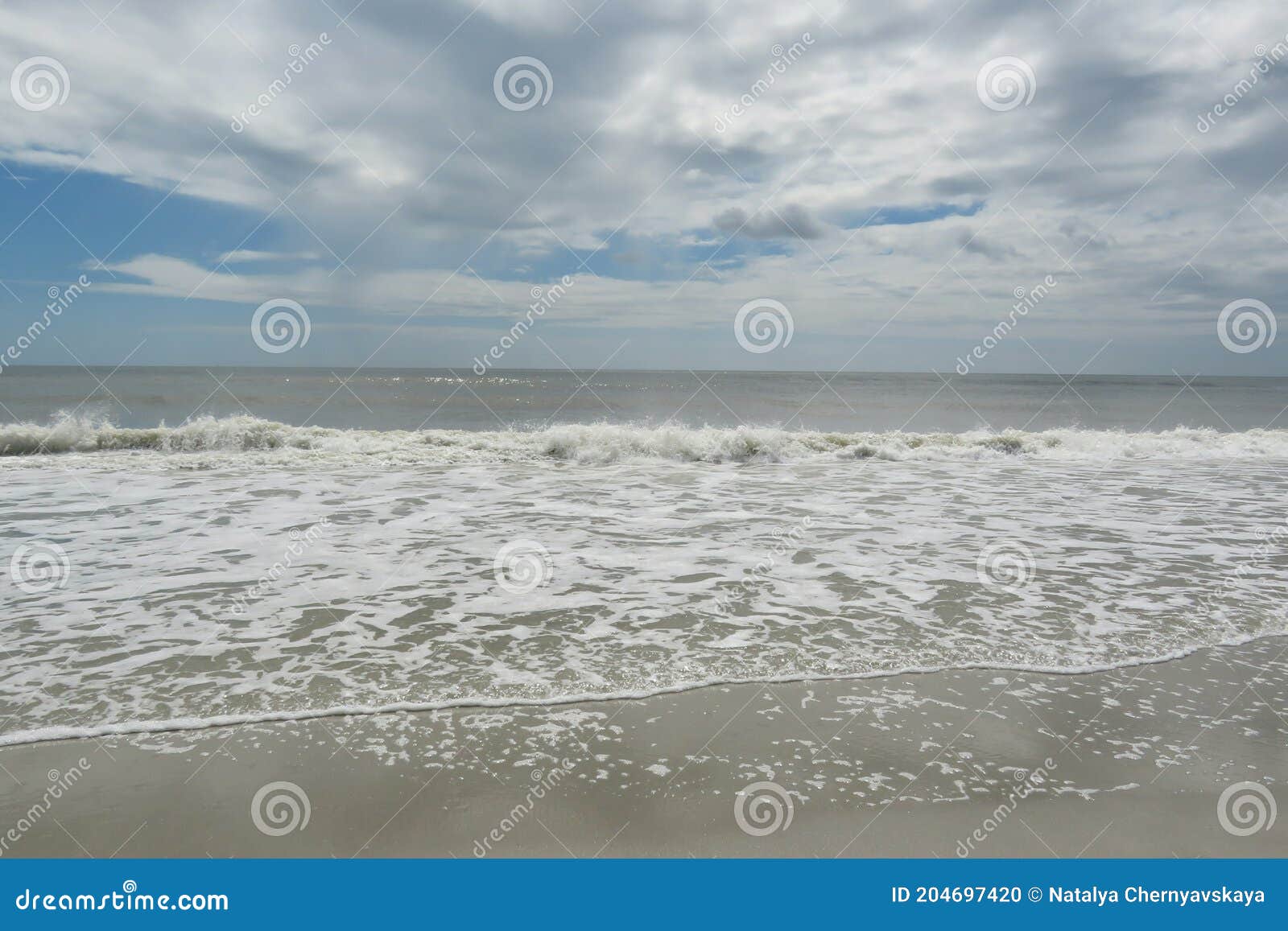 Ocean View on Florida Beach Stock Photo - Image of heaven, florida ...