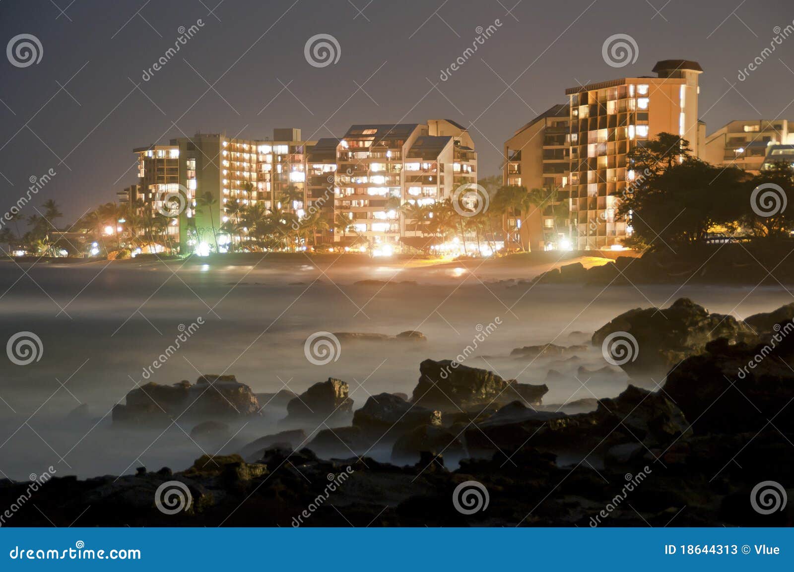 Ocean View Hotel Resort stock image. Image of horizontal - 18644313