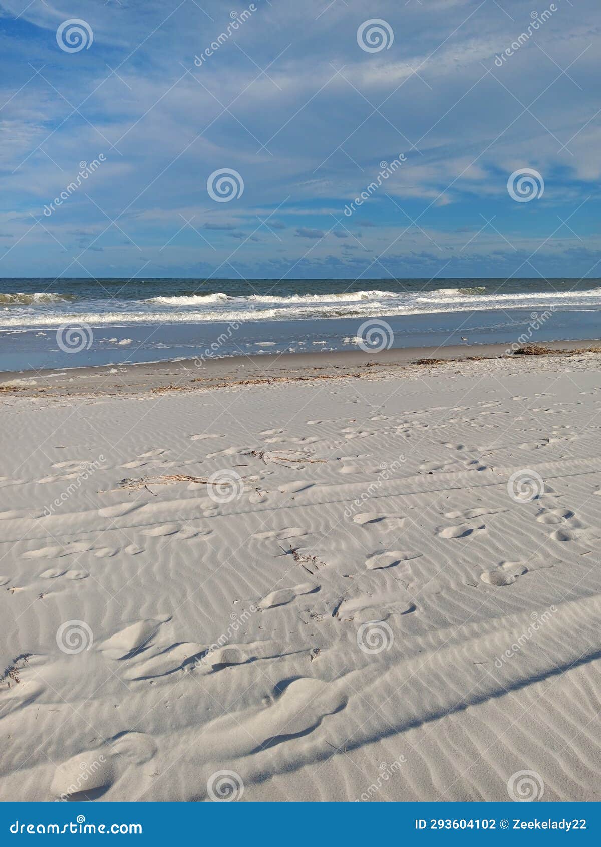 Ocean View Neptune Beach Florida Stock Photo - Image of ocean, neptune ...