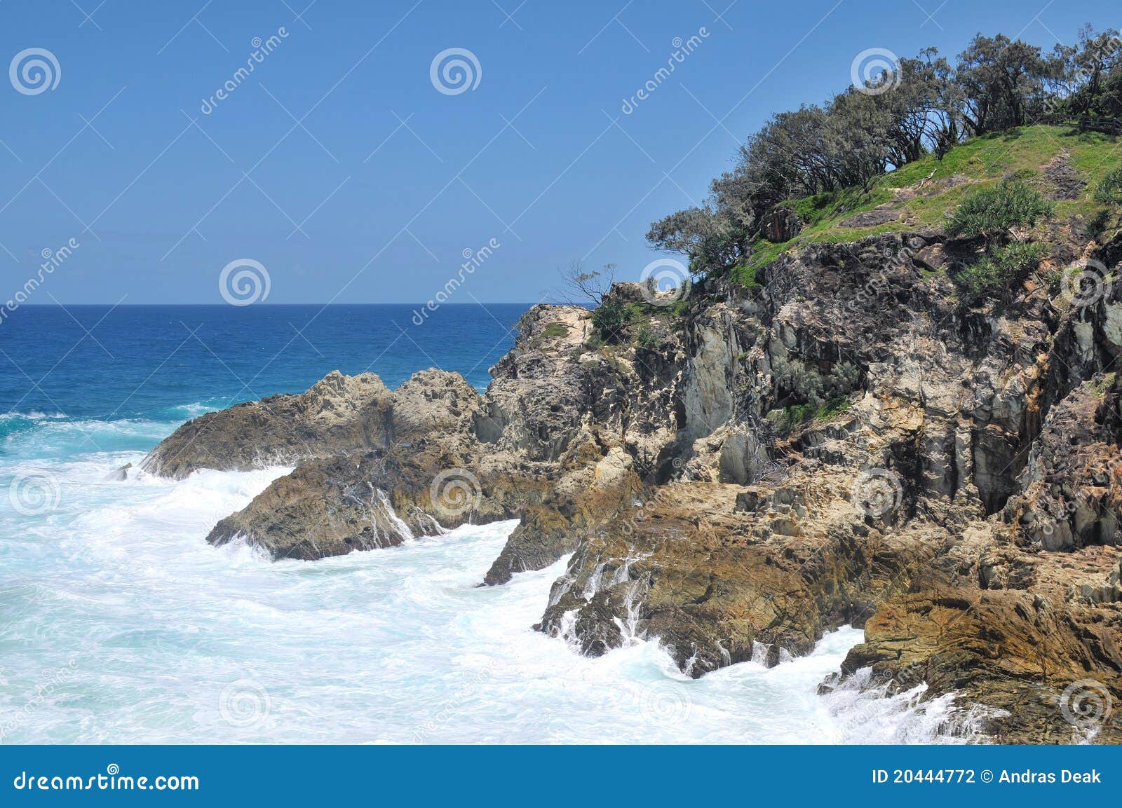 Ocean View at North Stradbroke Island Stock Photo - Image of stradbroke ...