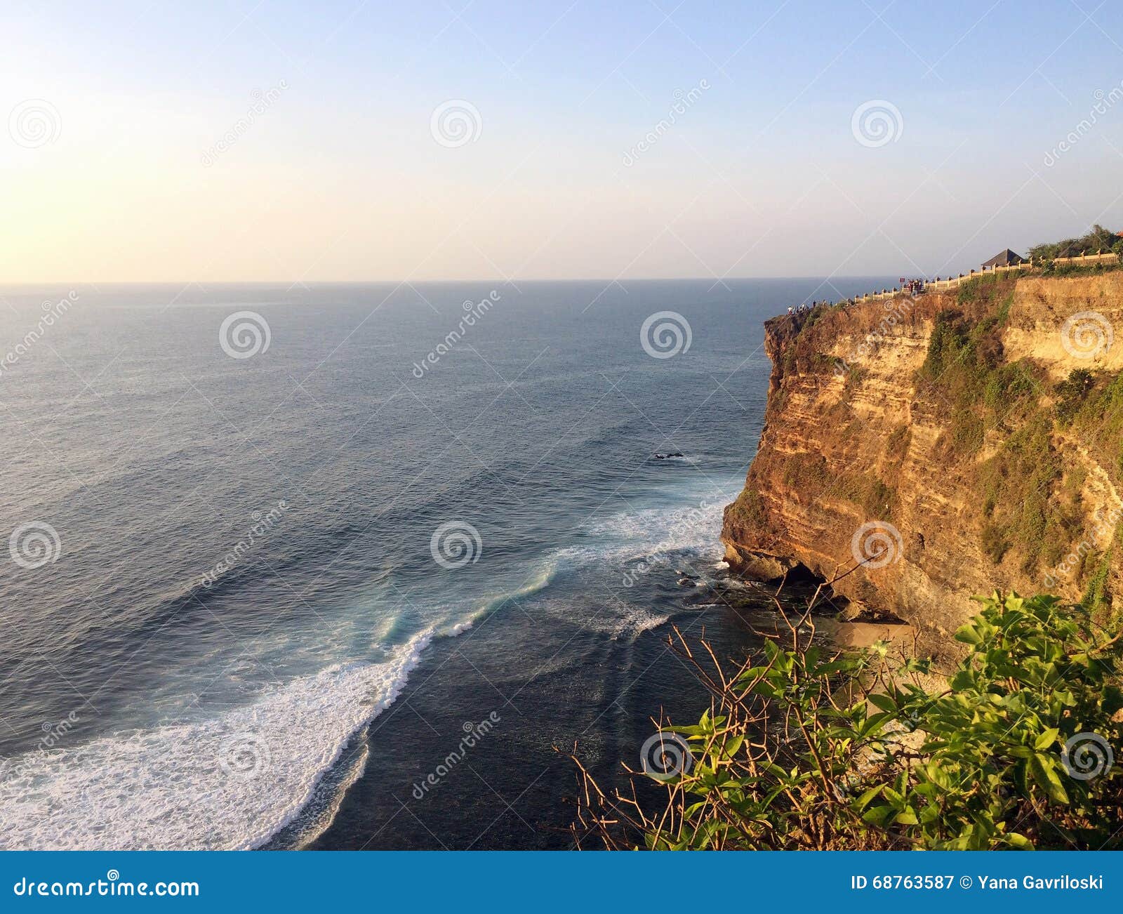 Ocean view from the rock stock image. Image of ocean - 68763587