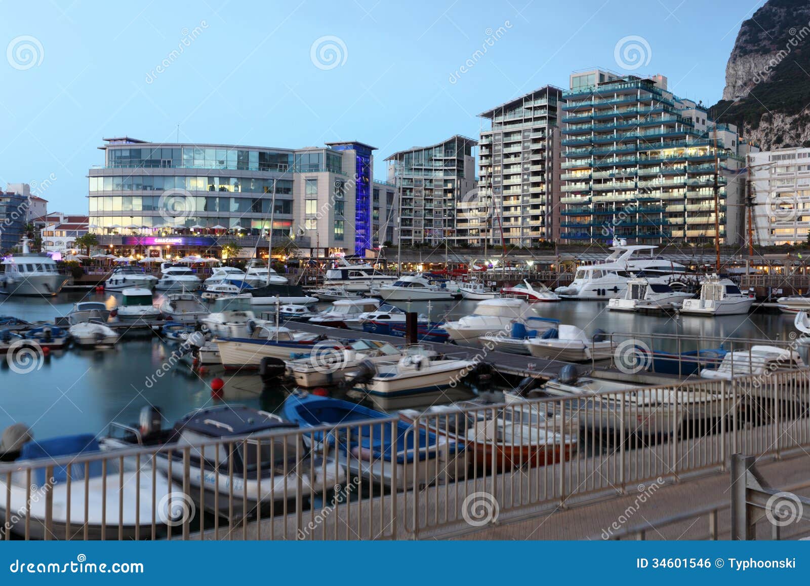 Ocean Village Marina in Gibraltar Editorial Photo - Image of buildings ...