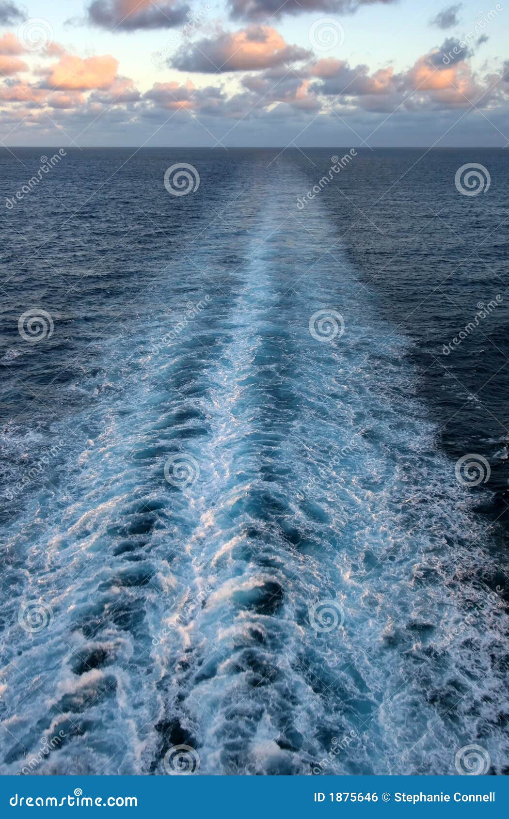 Ocean Wake stock photo. Image of wake, waves, water, journey - 1875646