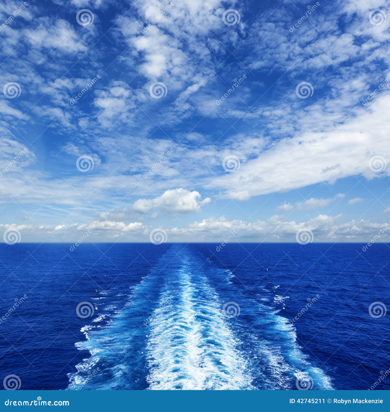 Ocean Wake from Cruise Ship Stock Image - Image of boat, trail: 42745211