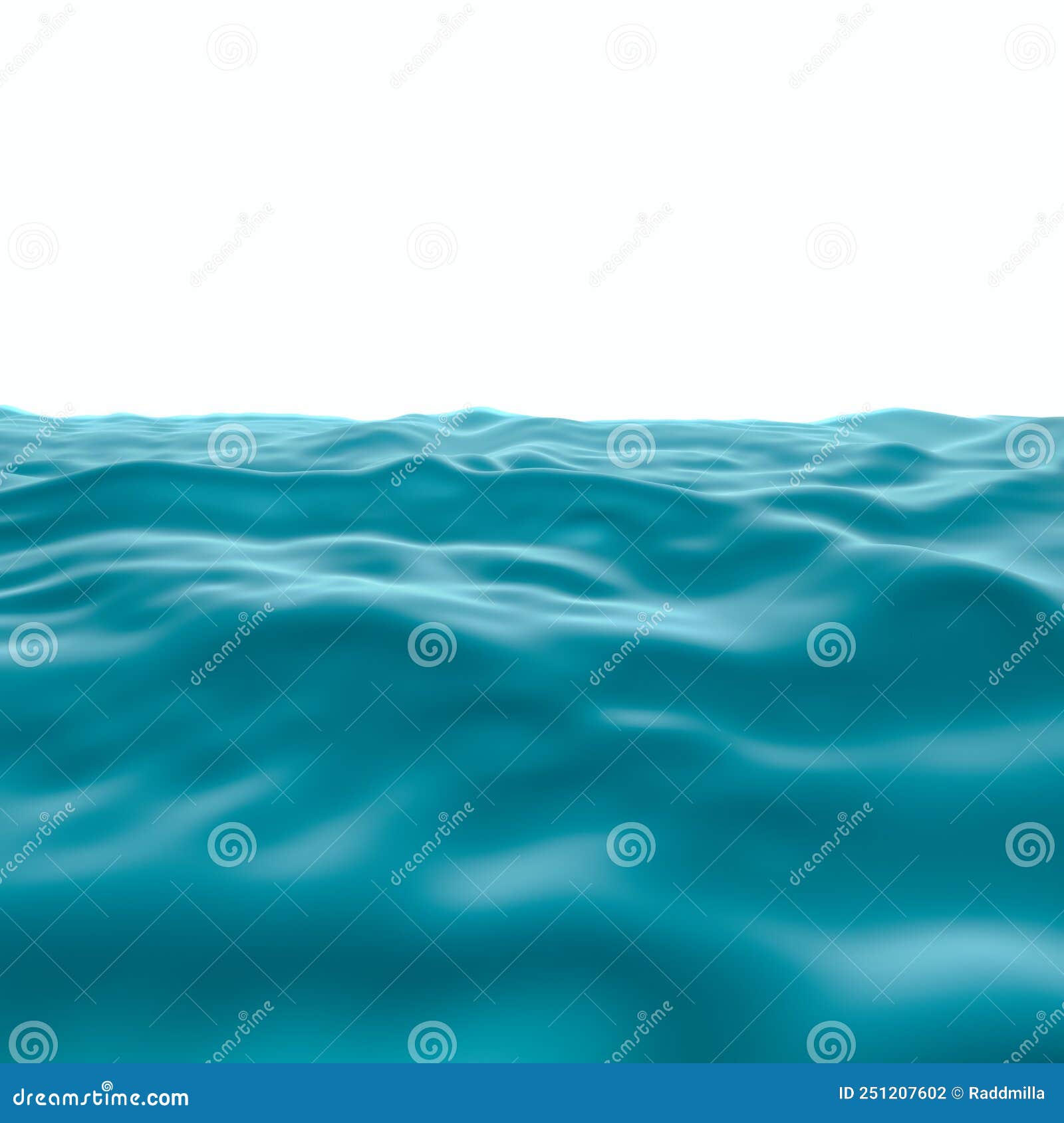 Ocean water 3D stock photo. Image of reflection, pattern - 251207602