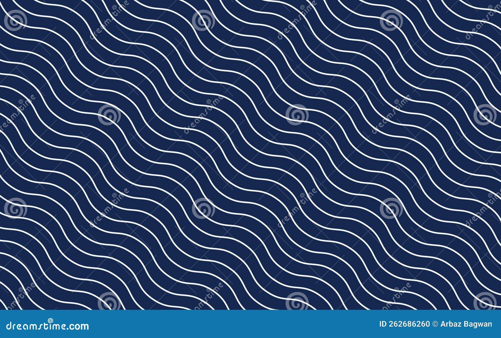 Ocean Water Marine Wave Lines Pattern Background Stock Vector ...