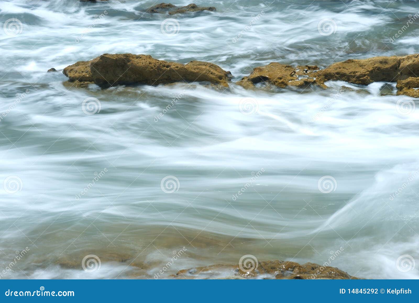 Ocean Water Rushing Over Reef Stock Photo - Image of tide, nature: 14845292
