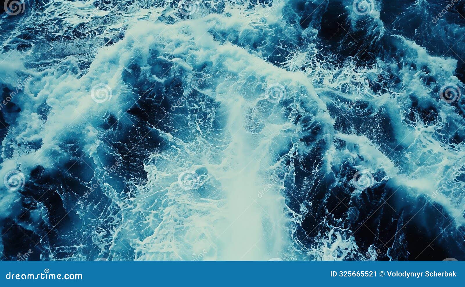 Evergreen Pattern, Nature: Ocean Waves Stock Image - Image of white ...