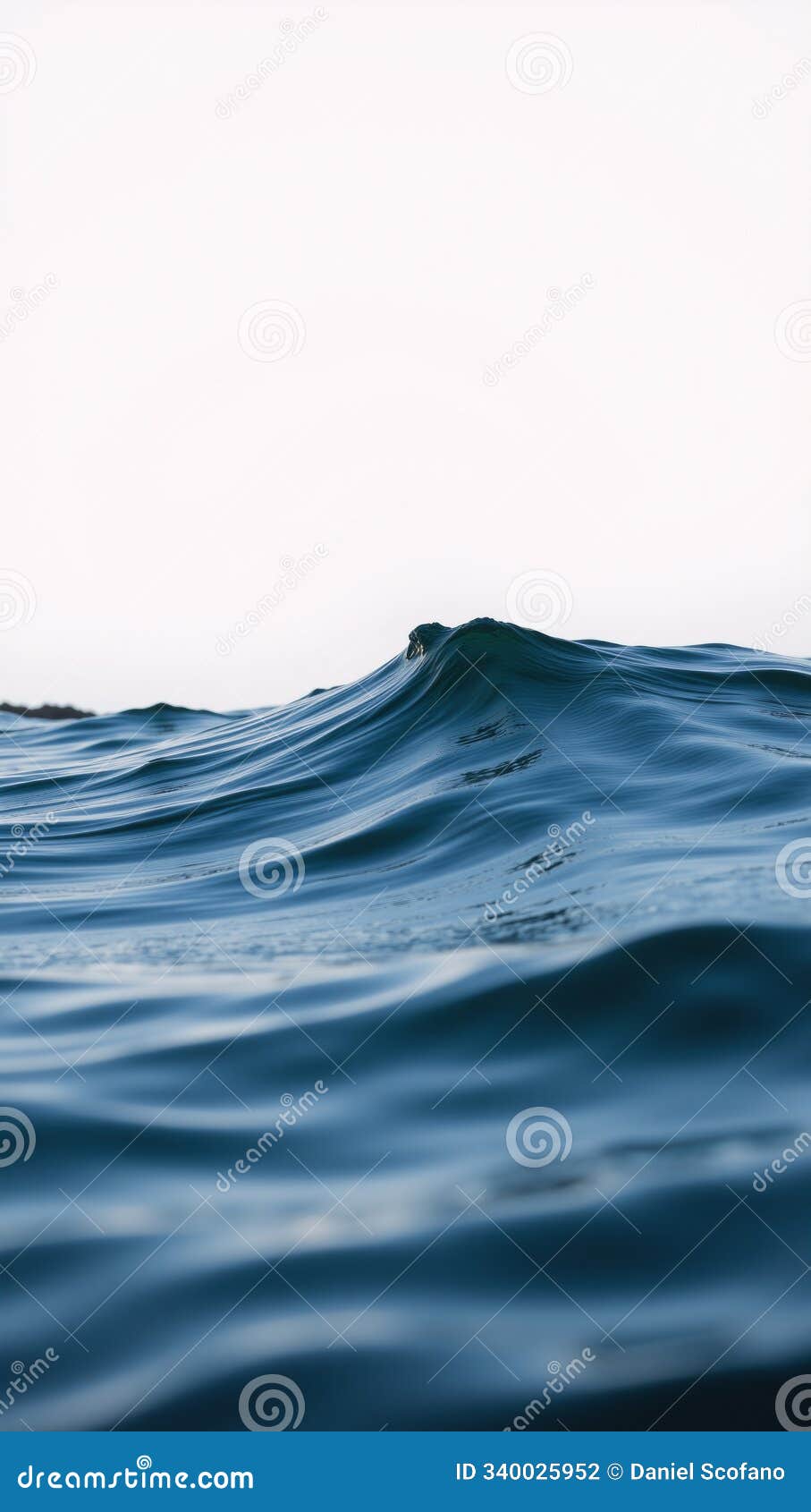 Ocean Water with Surface Wave Isolation on Transparent Backdrop Stock ...