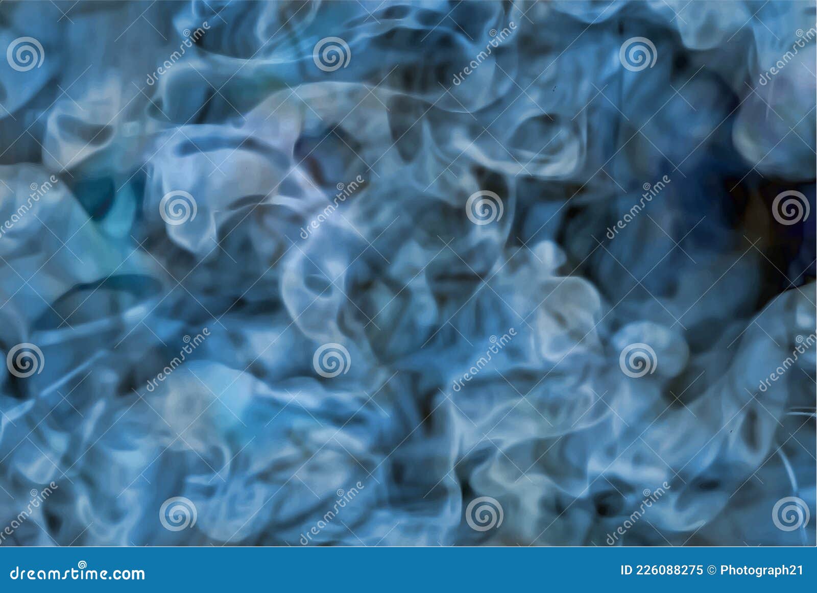 Ocean Water Texture at Depth, Vector Blue Background Stock Vector ...