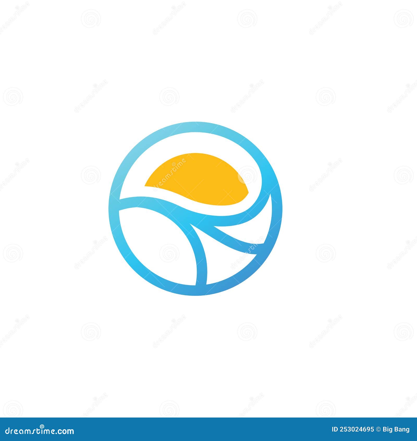 Ocean Wave Logo Template Vector, Ocean Simple and Modern Logo Design ...