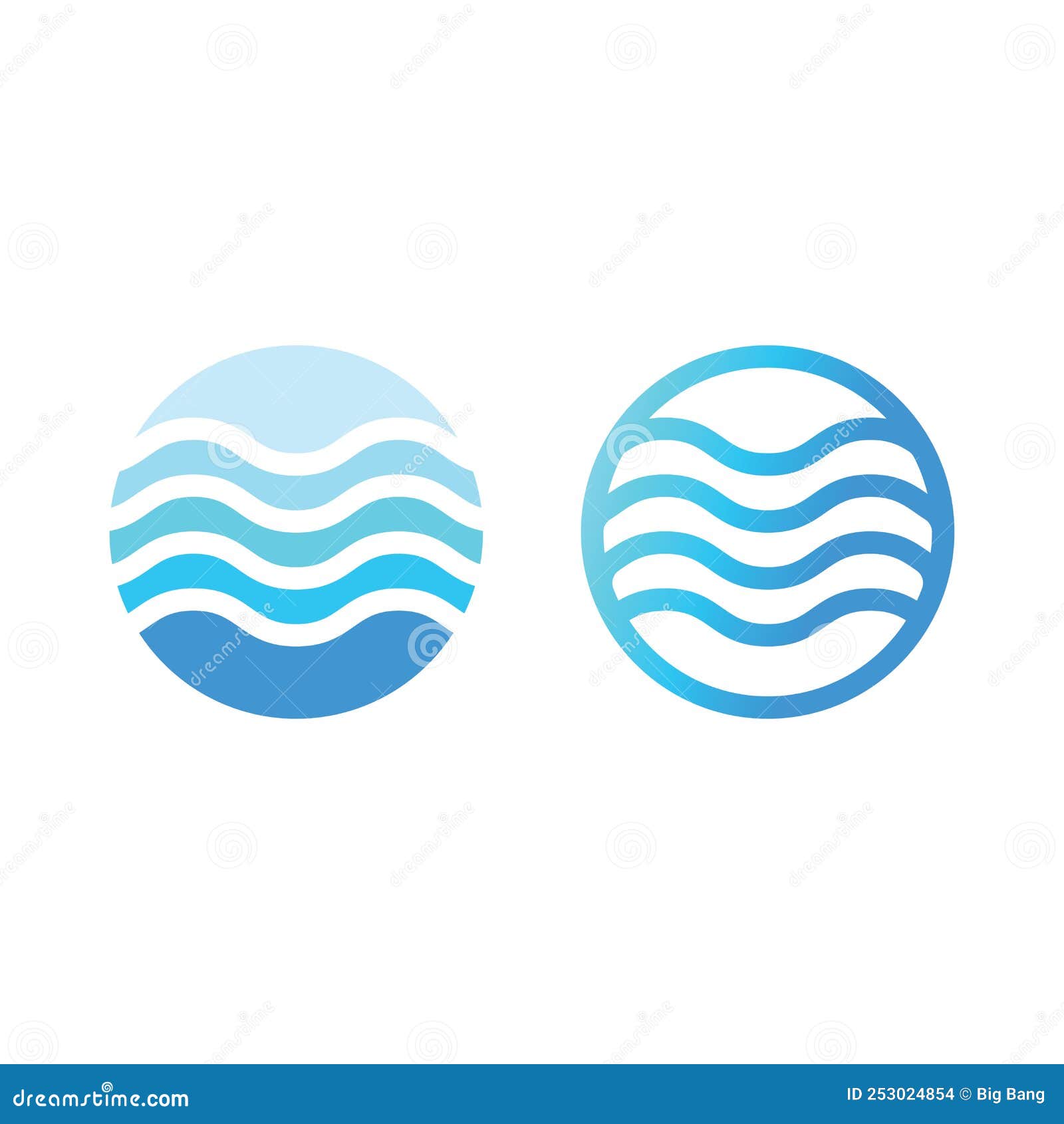 Ocean Wave Logo Template Vector, Ocean Simple and Modern Logo Design ...