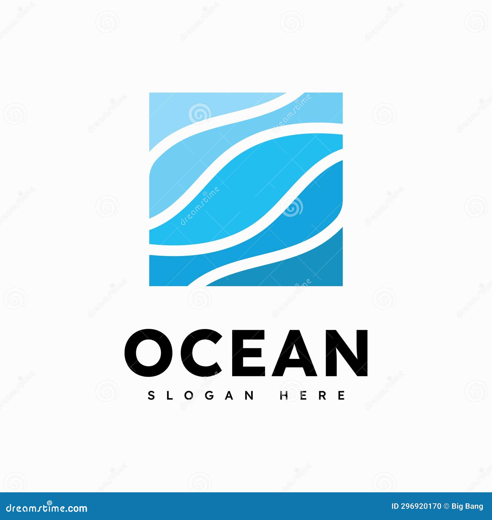 Ocean Wave Logo Template Vector, Ocean Simple and Modern Logo Design ...