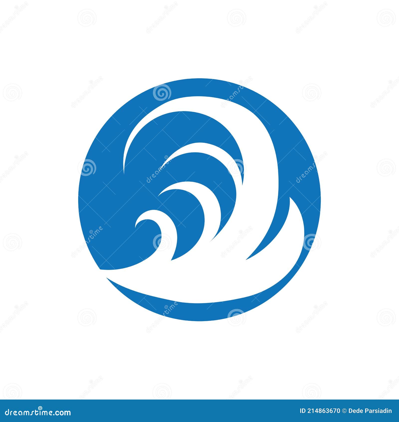 Ocean Wave Logo Vector Illustration Design Template - Vector Stock ...