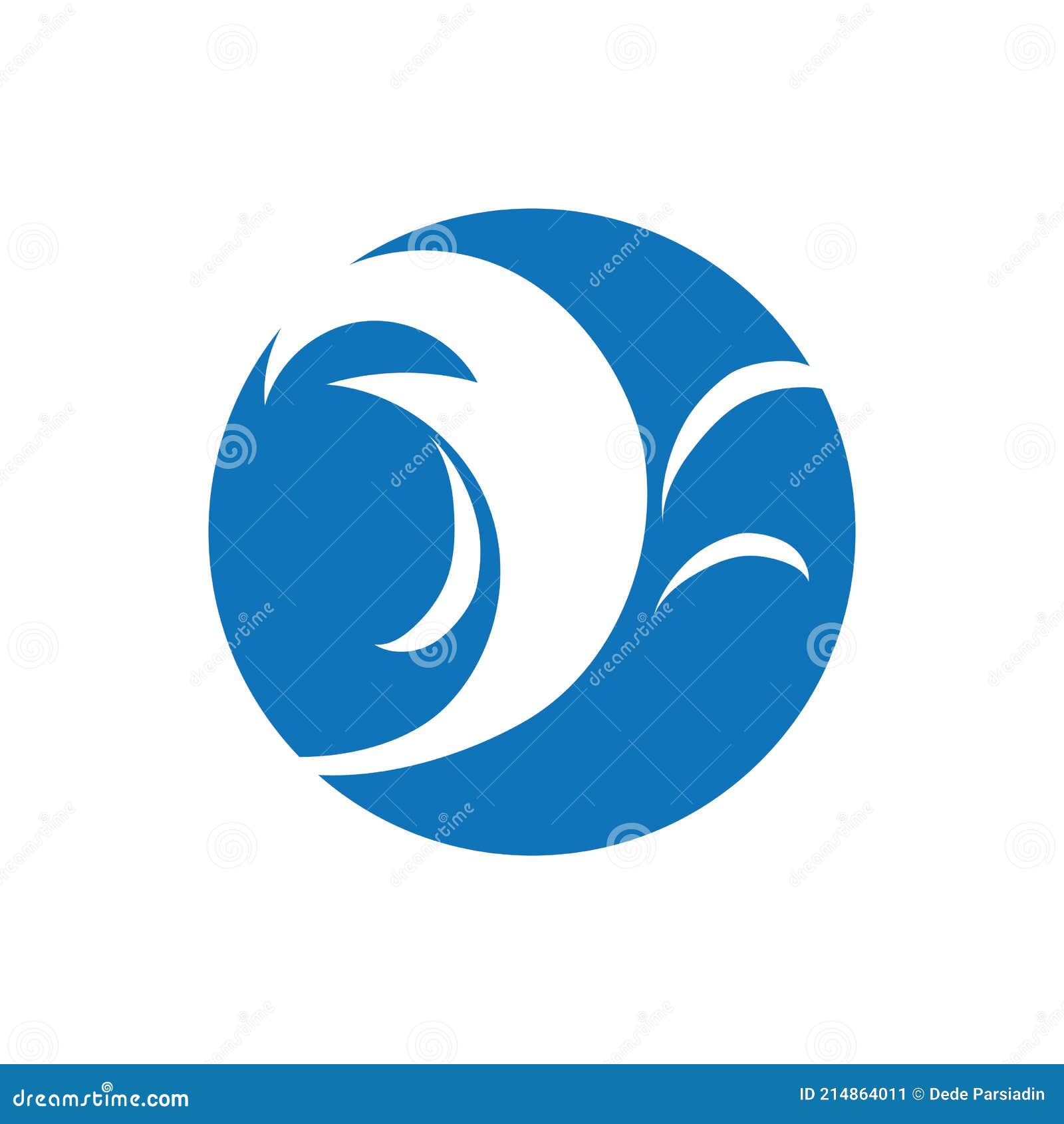 Ocean Wave Logo Vector Illustration Design Template - Vector Stock ...