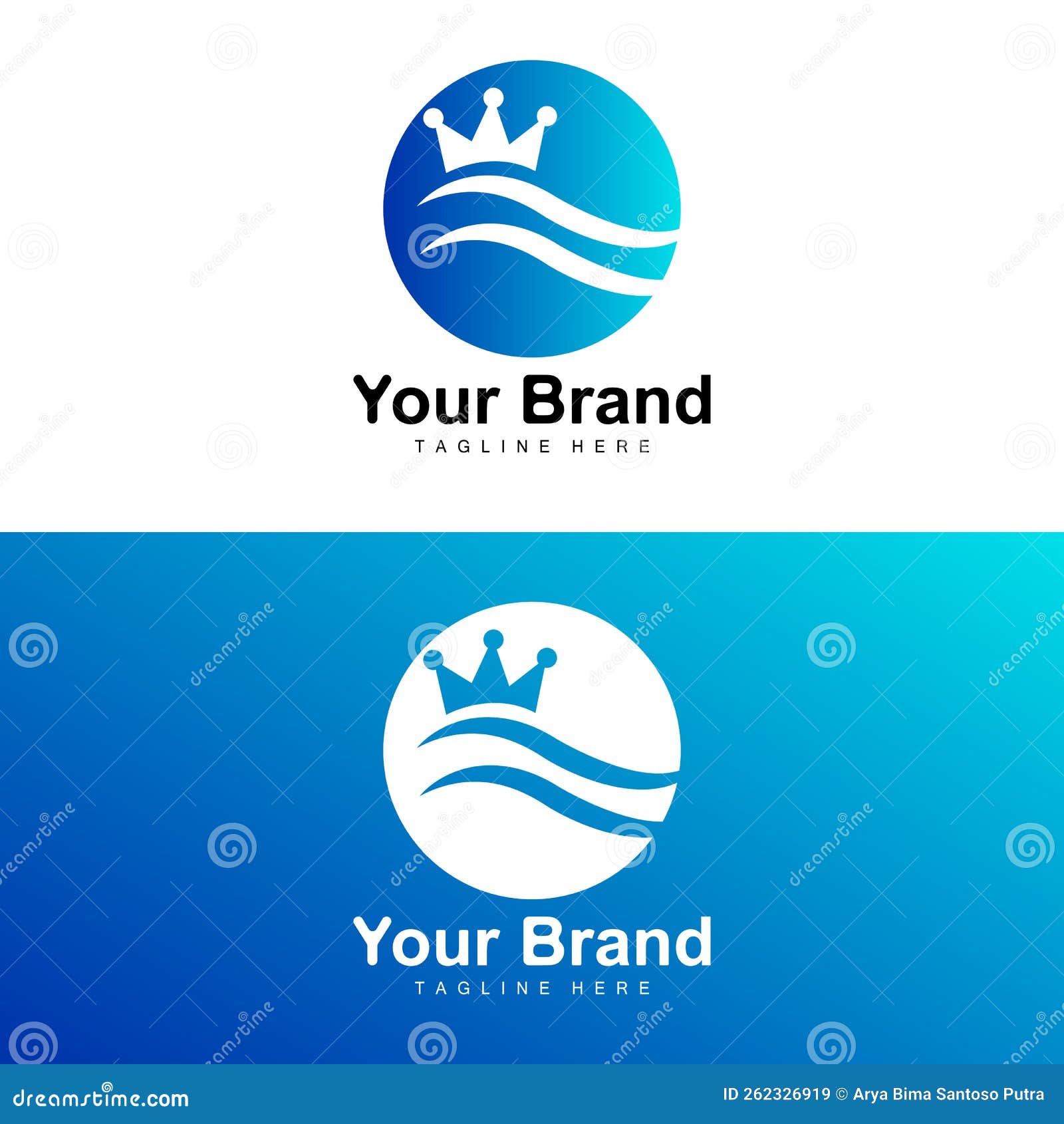 Ocean Wave Logo, Water Wave Design, Brand Design Vector Stock Vector ...