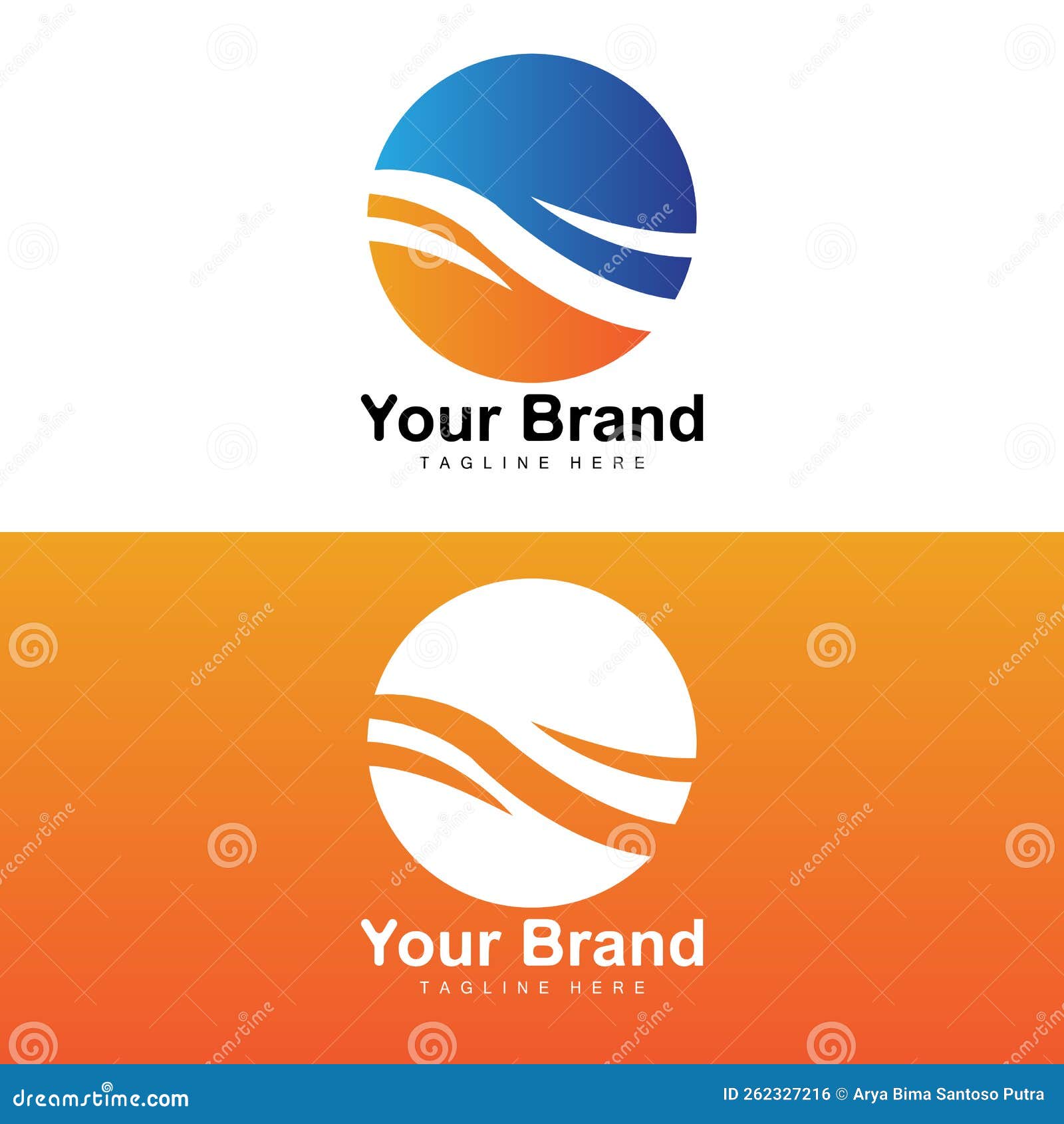 Ocean Wave Logo, Water Wave Design, Brand Design Vector Stock Vector ...