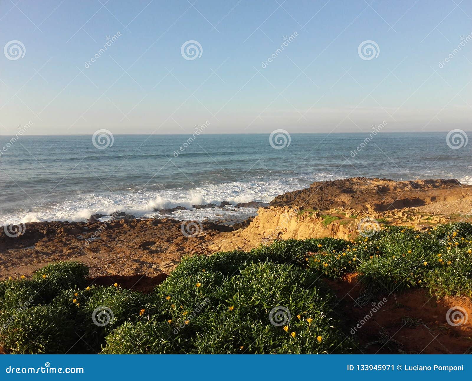 Rabat stock image. Image of ocean, rabat, wave, panorana - 133945971