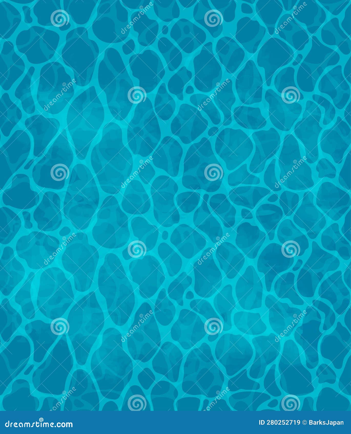 Ocean Wave Pattern Illustration (overlooking View Stock Vector ...