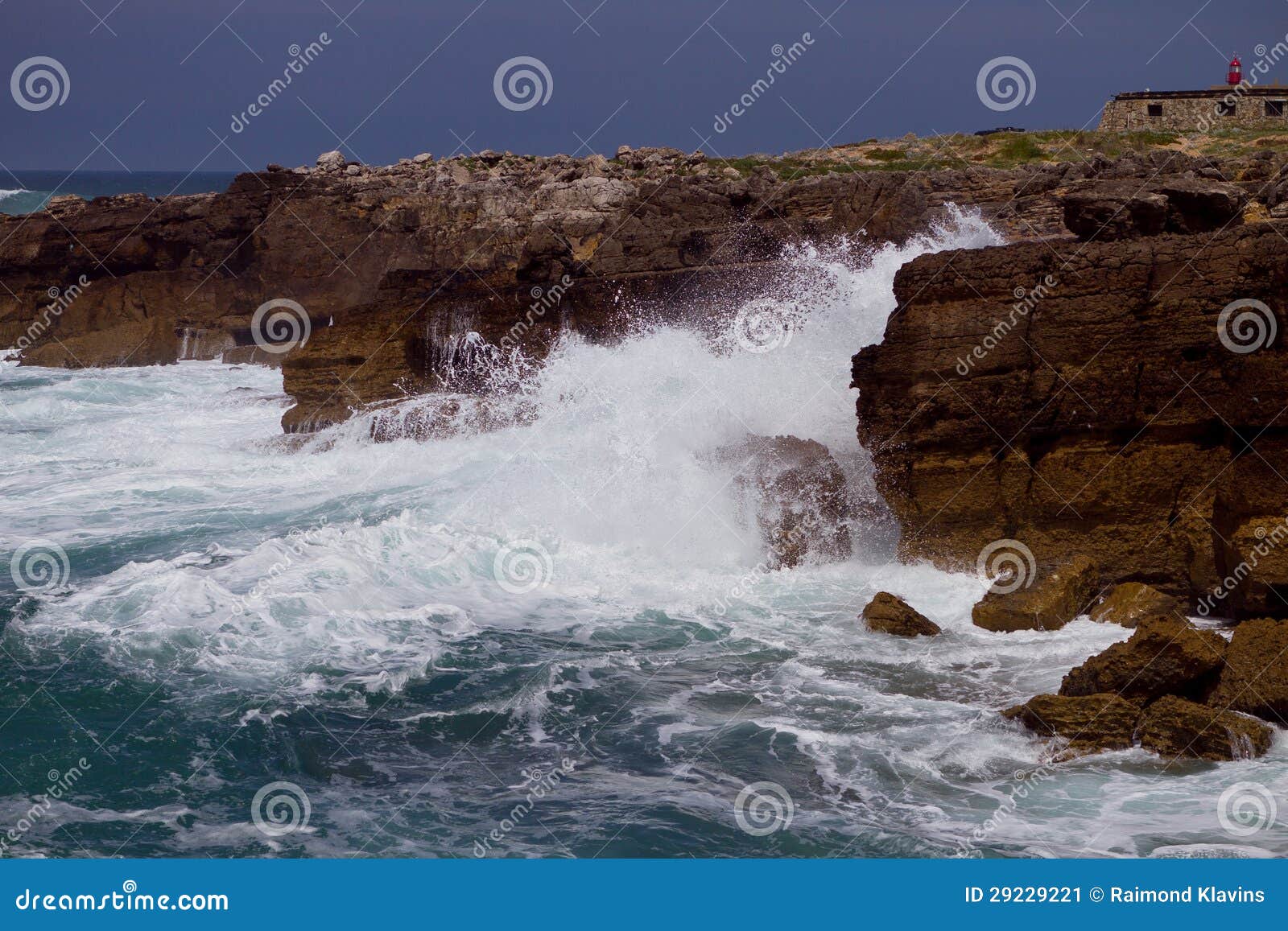 Ocean wave splash stock image. Image of clear, landscape - 29229221