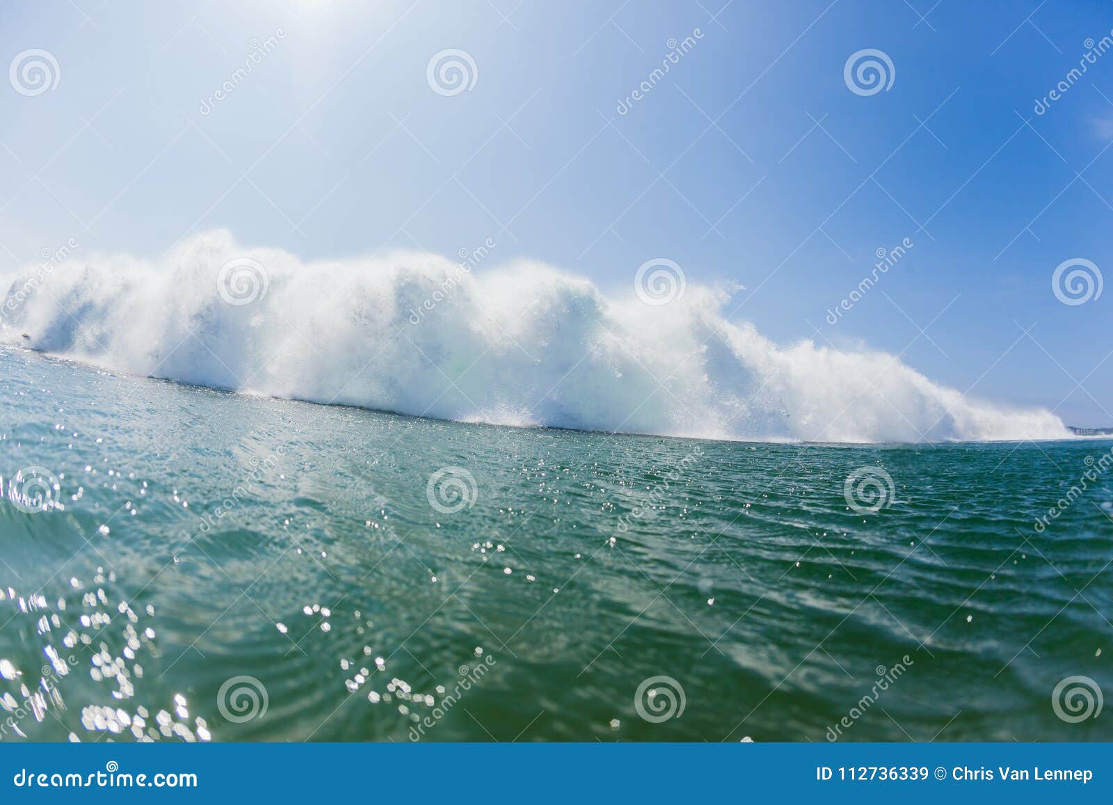 Ocean Wave Swimming Exploding White Water Stock Image - Image of ...