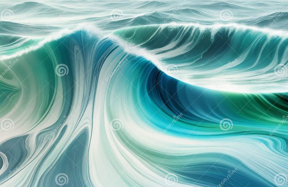Ocean Wave Texture Abstract Background Stock Illustration ...