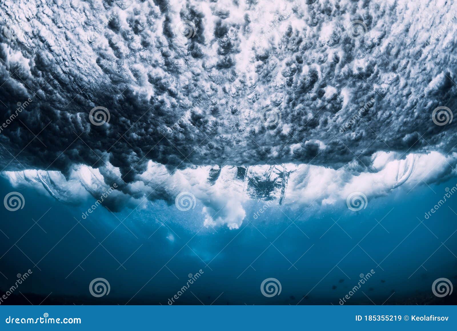 Ocean Wave Underwater. Underwater Ocean Textures Stock Image - Image of ...