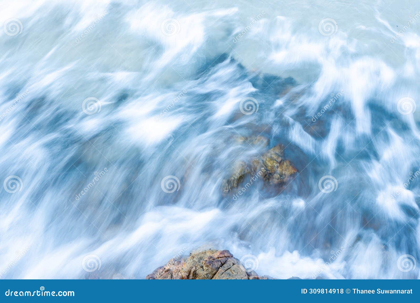 Ocean Waves Crash on the Rocky Beach. Stock Photo - Image of seashore ...