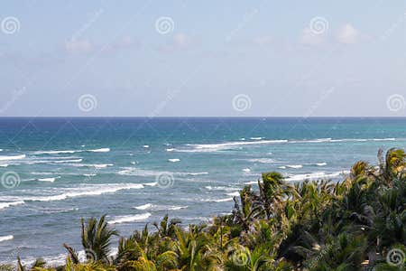Ocean with waves, Mexico stock photo. Image of ocean - 143207334