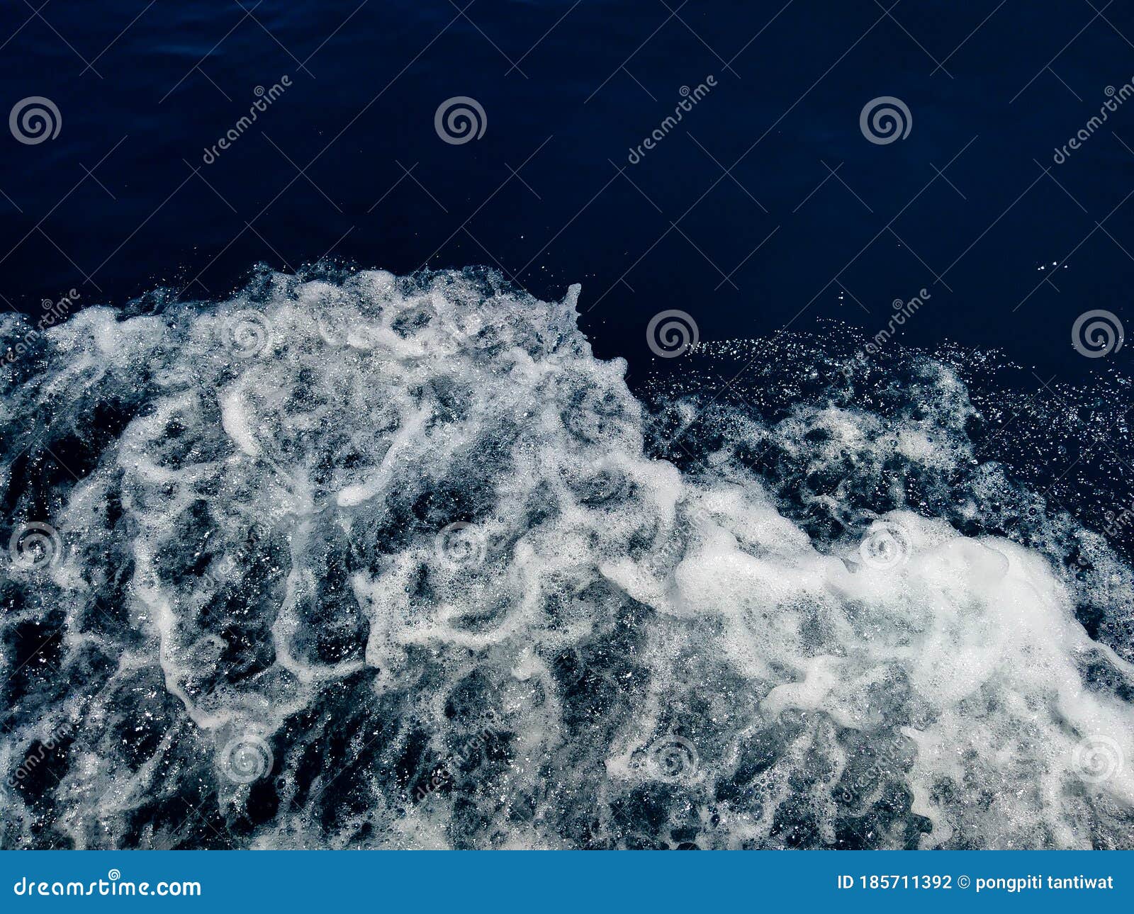 Ocean and Waves of Sea Bubbles Stock Photo - Image of freezing, snow ...