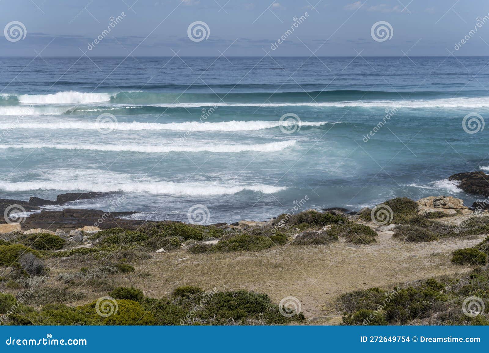 Ocean Waves on Shore at Maclear Beach, Cape Town Stock Photo - Image of ...