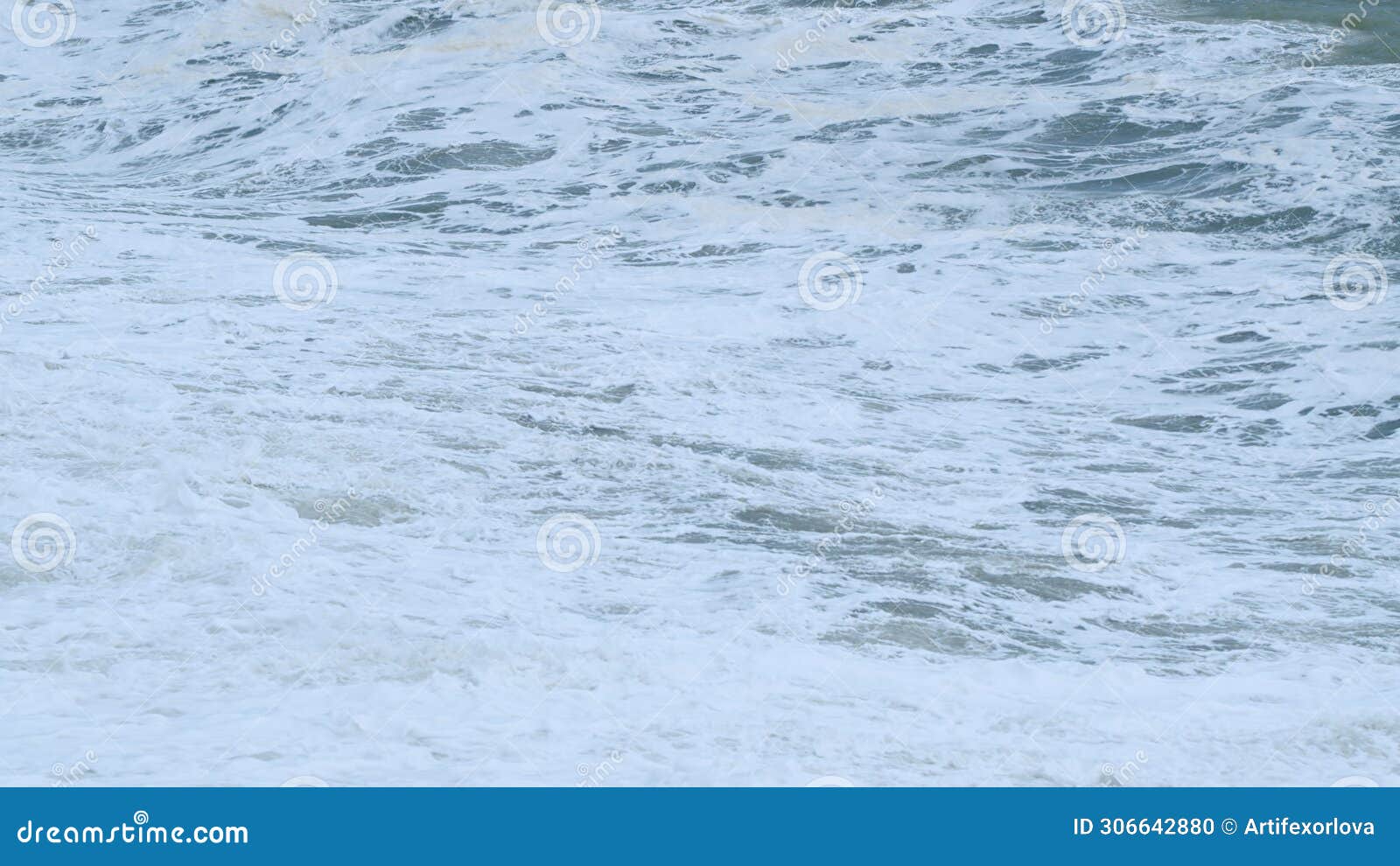 Ocean Waves during a Storm. Bad Weather Cyclone Hurricane Wind. Static ...