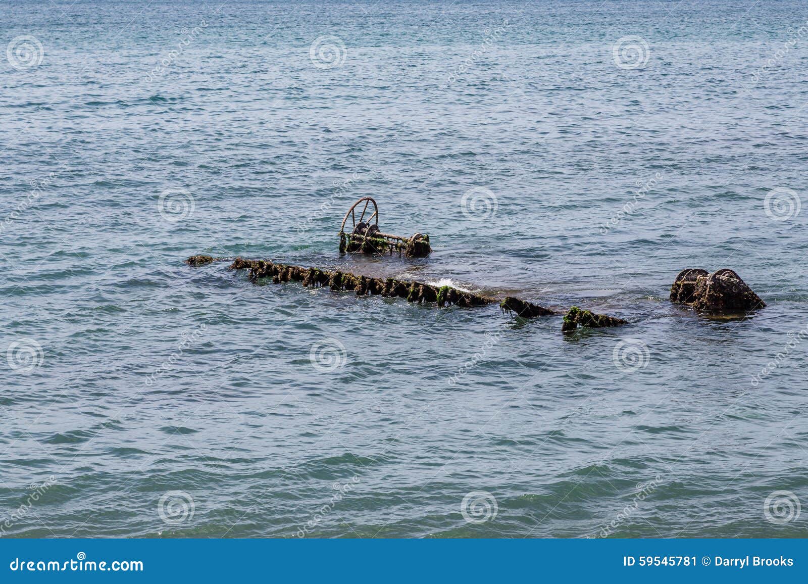 Ocean Wreckage stock image. Image of wreck, caribbean - 59545781