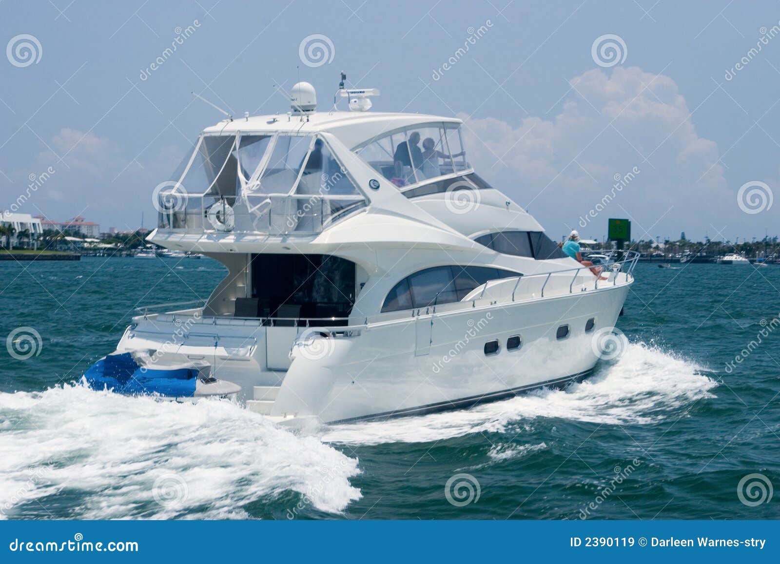 Ocean Yacht stock image. Image of fishing, intercoastal - 2390119