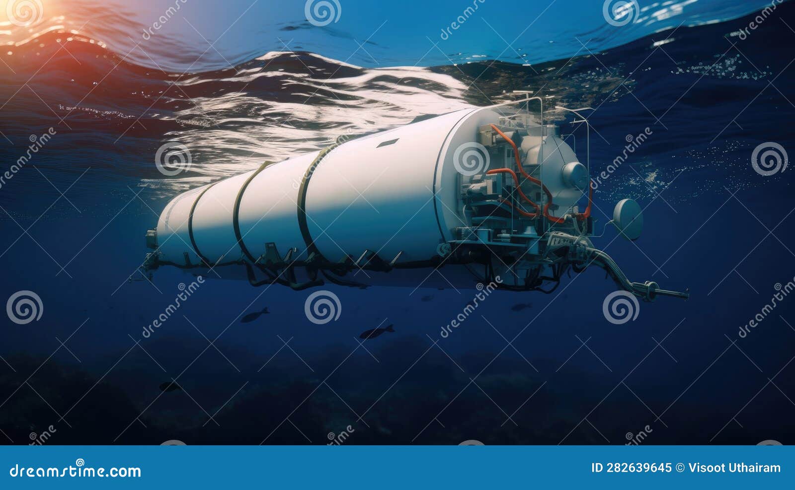 OceanGate, Technology Manned Submarine Technology Stock Illustration ...